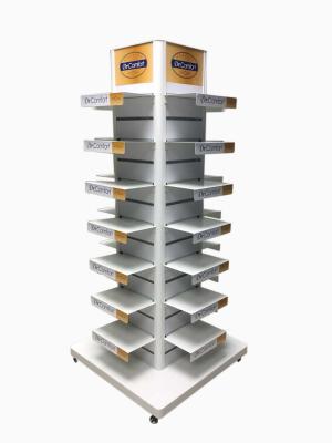 China 360 Degree Rotating Floor Display Stand Multifunctional Practical for sale