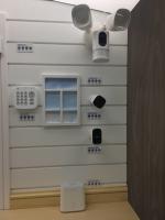 China Detachable Electronic Product Display Stands 3mx2.2mx50cm Multiple Materials for sale