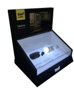 China Bluetooth Earphone Acrylic Plastic Display Stand Sturdy With IPS Screen for sale