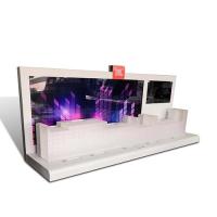 China Acrylic Audio Speaker Display Stands Detachable Thickened Durable for sale