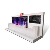 China Acrylic Audio Speaker Display Stands Detachable Thickened Durable for sale