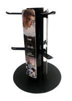 China Cardboard Spinner Acrylic Plastic Display Rotary 2 Layers Counter Top for sale