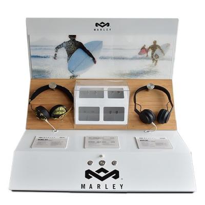 China Headphone Counter Metal POP Displays Acrylic Material Multiscene for sale