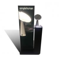 China Multifunctional Cosmetic Stand Display Racks Stable Recyclable for sale