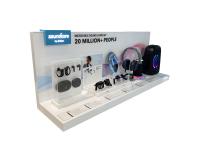 China RoSH Multifunctional Speaker Display Stands , Organic Glass Counter POP Displays for sale