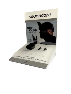 China Favre Acrylic Wireless Earbuds Display Stands , Aluminium Earphone Display Stand for sale