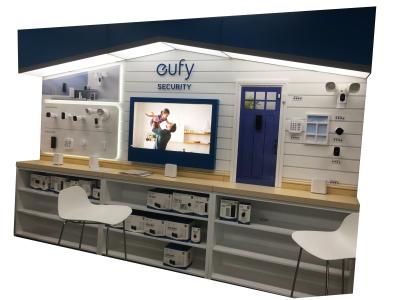 China Detachable Electronic Product Display Stands 3mx2.2mx50cm Multiple Materials for sale