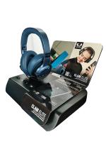 China RoSH Organic Glass Headphone Display Stands , Supermarket Headphone Display Rack for sale