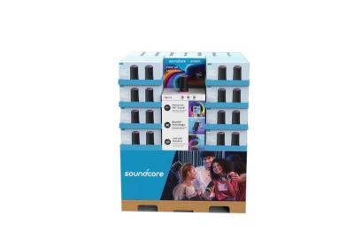 China 4 Layers Speaker Corrugated Display Stands Pallet For Trying Megastore for sale