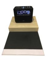 China Acrylic Countertop Wooden Shop Display Stands For Hypermarket for sale
