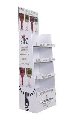 China Multifunctional Cardboard POP Up Display Stand Thickened Recyclable for sale