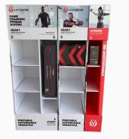 China Lightweight Durable Corrugated Floor Displays , Foldable Cardboard Display For Floor for sale