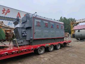 China TAIGUO Horizontal Biomass Steam Boiler PLC Intelligent Control Chain Grate Boiler for sale