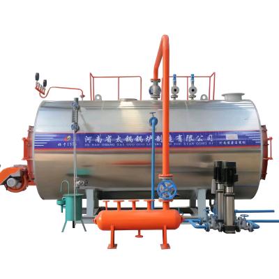 China Gas Fired Heating Boiler Horizontal Structure 1.0/1.25/1.6Mpa from Henan Zhoukou for sale