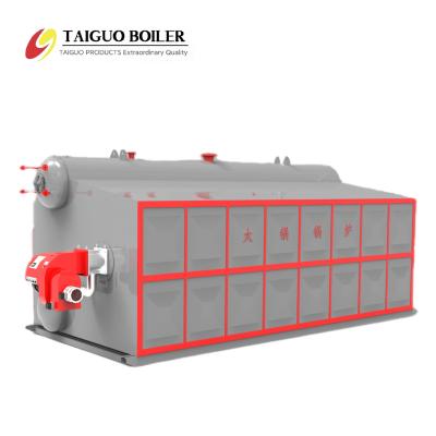 China Double Drum Fuel Gas Water Tube Steam Boiler For Paper Industry for sale