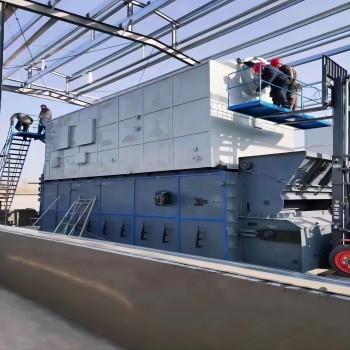 China Double Drum Coal Fired Water Tube Boiler With Chain Grate Stoker for sale