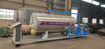 China Q235B Dual Fuel Industrial Hot Water Boiler Hotel Heating for sale