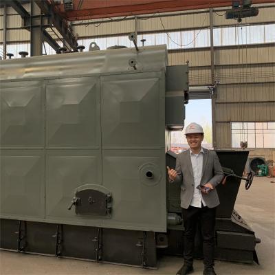 China Chain Grate Industrial Steam Boiler Biomass Burning 1.0Mpa 1.25Mpa 1.6Mpa for sale
