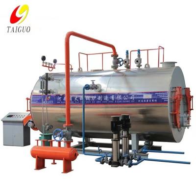 China LCD Display WNS Gas Oil Combination Boiler 1.0Mpa 1.25Mpa 1.6Mpa for sale