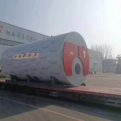 China PLC Control Oil Gas Hot Water Boiler Residential Building Heating for sale
