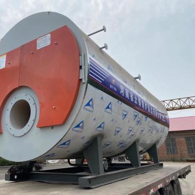 China Liquefied Petroleum Gas Urban Gas Hot Water Boiler Industrial 96% Efficiency for sale
