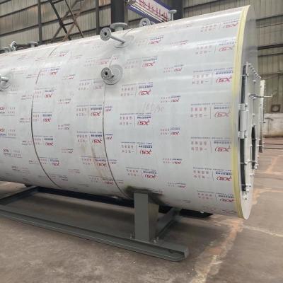 China PLC Control Industrial Hot Water Boiler Dual Fuel Pry Mounting for sale