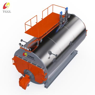 China Horizontal Oil-Fired Steam Industrial Boiler Full Wet Back Three Return for sale