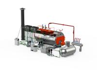 China Horizontal 4 Ton Remote Controlled Wns Oil-gas Steam Boiler For Wood Processing for sale