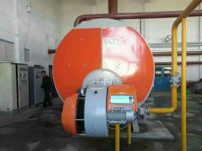 China Capacity 0.35-14MW Pressure Gas Hot Water Boiler PLC Efficiency 96% Q235B for sale