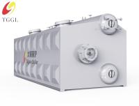 China PLC Double Drum Condensing Water Tube Steam Boiler Industrial 25 Ton for sale