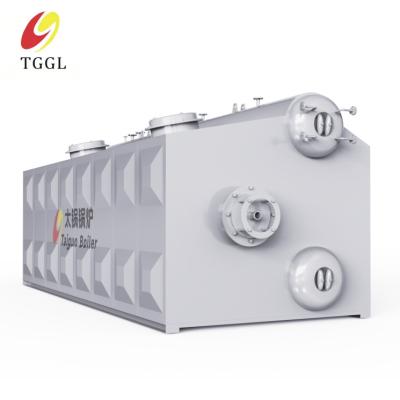 China PLC Water Tube Steam Boiler 40 Ton Wood Pellet Biomass Heavy Oil SZS Industrial Steam Boiler for sale