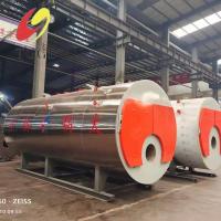 China WNS 1t/h-20t/h Horizontal Fire Tube Oil-fired Steam Boiler For Building Materials Industry for sale