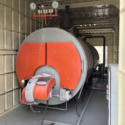 China WNS 15 20 Ton Automatic Fire Tube Natural Gas Diesel Oil Fired Industry Steam Boiler for sale