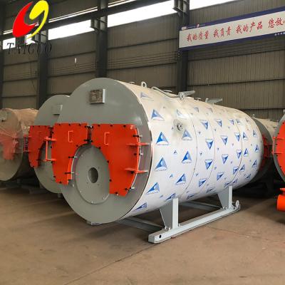 China Horizontal 50-1000kg Powered Natural Gas Fired Industrial Fire Tube Steam Boiler for sale
