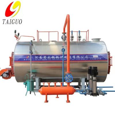 China Automatic Horizontal Wns Gas Propane Kerosene Hfo Fired Industrial Fire Tube Steam Boiler for sale