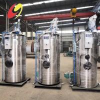 China Fully Automatic Vertical Gas Fired 500kg/H Steam Boiler For Food Plant for sale