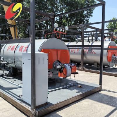 China WNS Series Oil Gas-Fired Hot Water Industrial Boiler For Central Heating for sale