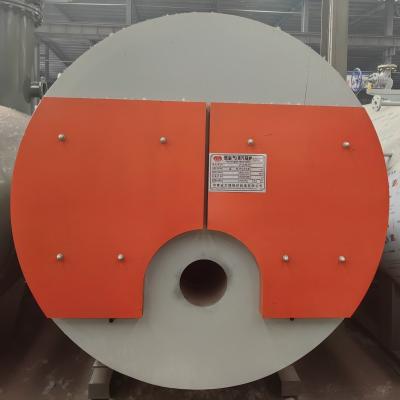 China 1ton Industrial Fire Tube Natural Gas Lpg Diesel Oil Dual Fuel Fired Steam Boiler For Machine Industry for sale