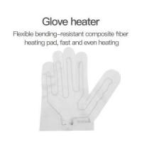 China 7.4V Carbon Fiber Electric Heating Pad for Gloves Polyester and Composite Fiber Blend for sale