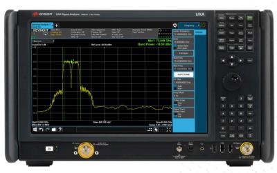 China Multitouch Black Signal Analyzer with 110 GHz Frequency and 1 GHz Analysis Bandwidth UXA X-Series Spectrum Analyzer for sale