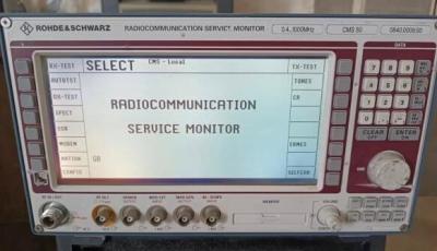 China Rohde and Schwarz CMS50 Analyzer Radio Communication Service Monitor with 10-MHZ REFERENCE INPUT/OUTPUT Fully Automatic Testing and Spectrum Monitor for sale