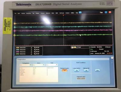China Tektronix DSA72004B Oscilloscope with 20 GHz Bandwidth 4 Channels and 50 GS/s Sample Rate Digital Serial Analyzer for sale