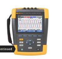 China Fluke 435-II 3-Phase Power Quality and Energy Analyzer with IEC 61000-4-30 Class A Compliance, 8 GB SD Card, and 600 V CAT IV/1000 V CAT III Safety Rating for sale