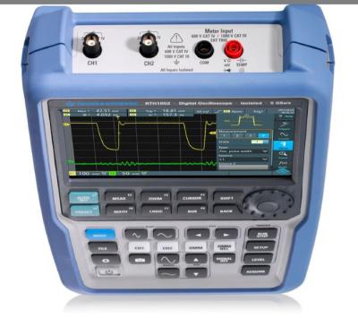 China Rohde and Schwarz Scope Rider Handheld Oscilloscope with 500 MHz Bandwidth 10-bit ADC Resolution and Isolated Channels for sale