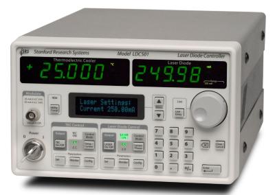 China SRS LDC500 Series 36W Laser Diode Controller with 0.001 °C Resolution and GPIB RS-232 Ethernet Interfaces for sale