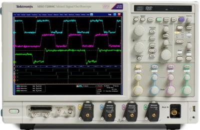 China Pre-Owned Tektronix MSO72004C Mixed Signal Oscilloscope with 20GHz Bandwidth 4 Channels and 100 GS/s Sample Rate for sale