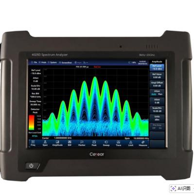 China Ceyear 4025 Handheld Spectrum Analyzer with 9kHz to 54GHz Range, 10.1-inch Capacitive Touch Screen, and Fast Sweep Speed for sale