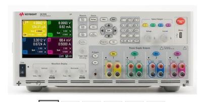 China Keysight N6705B 600 W 4 Slot DC Power Analyzer Modular Mainframe with Arbitrary Waveform Generator for sale