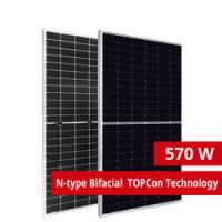 China Bifacial All Black PV Module 430W 410W 182mm Solar Panel Half Cut Mono PERC for sale