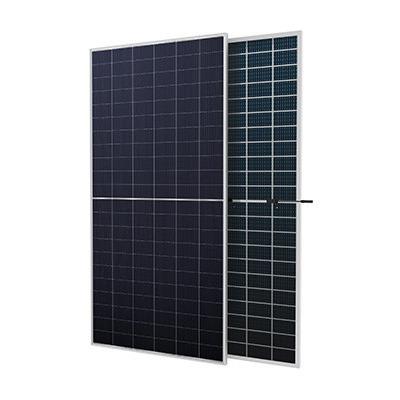 China Bifacial Dual Glass Solar Panel 660W Mono 210mm 132 Half-Cut Cells for sale